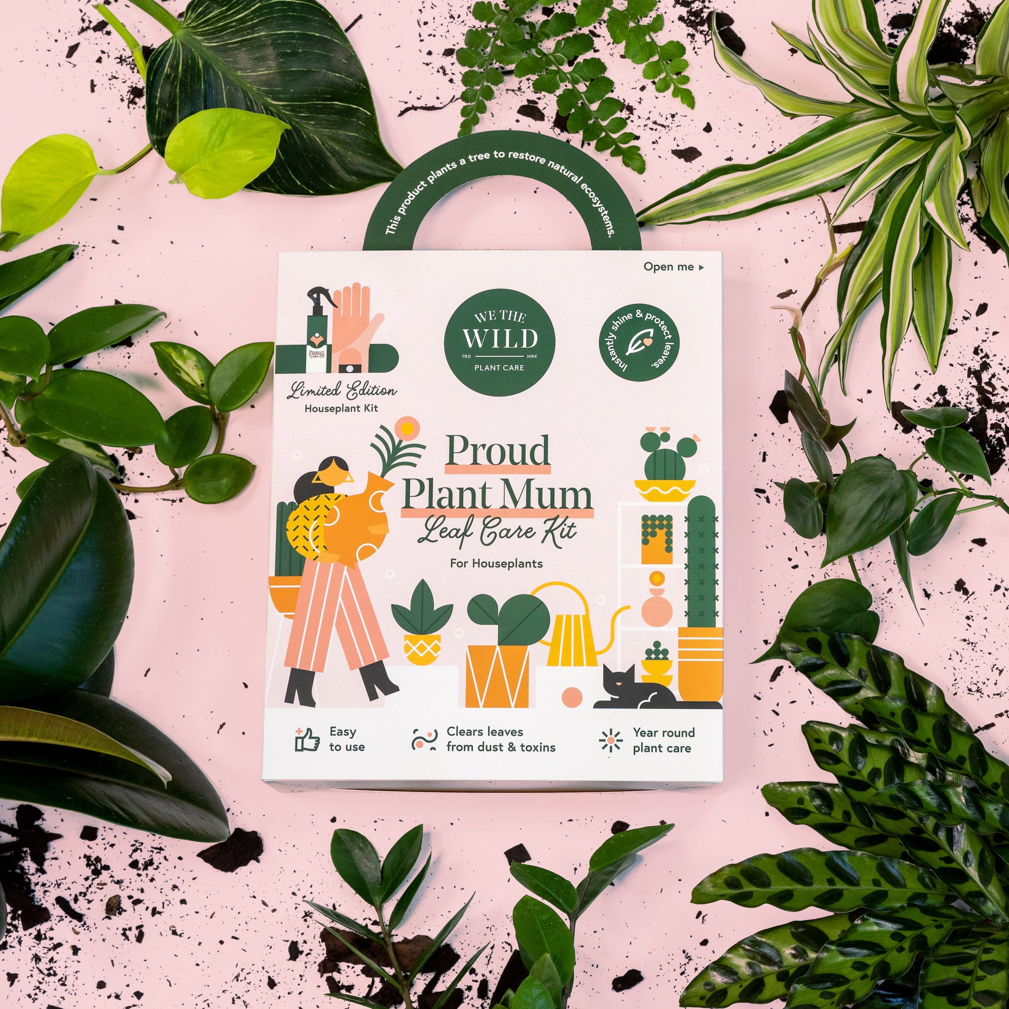 Proud Plant Mum Leaf Care Kit – We The Wild Plant Care USA