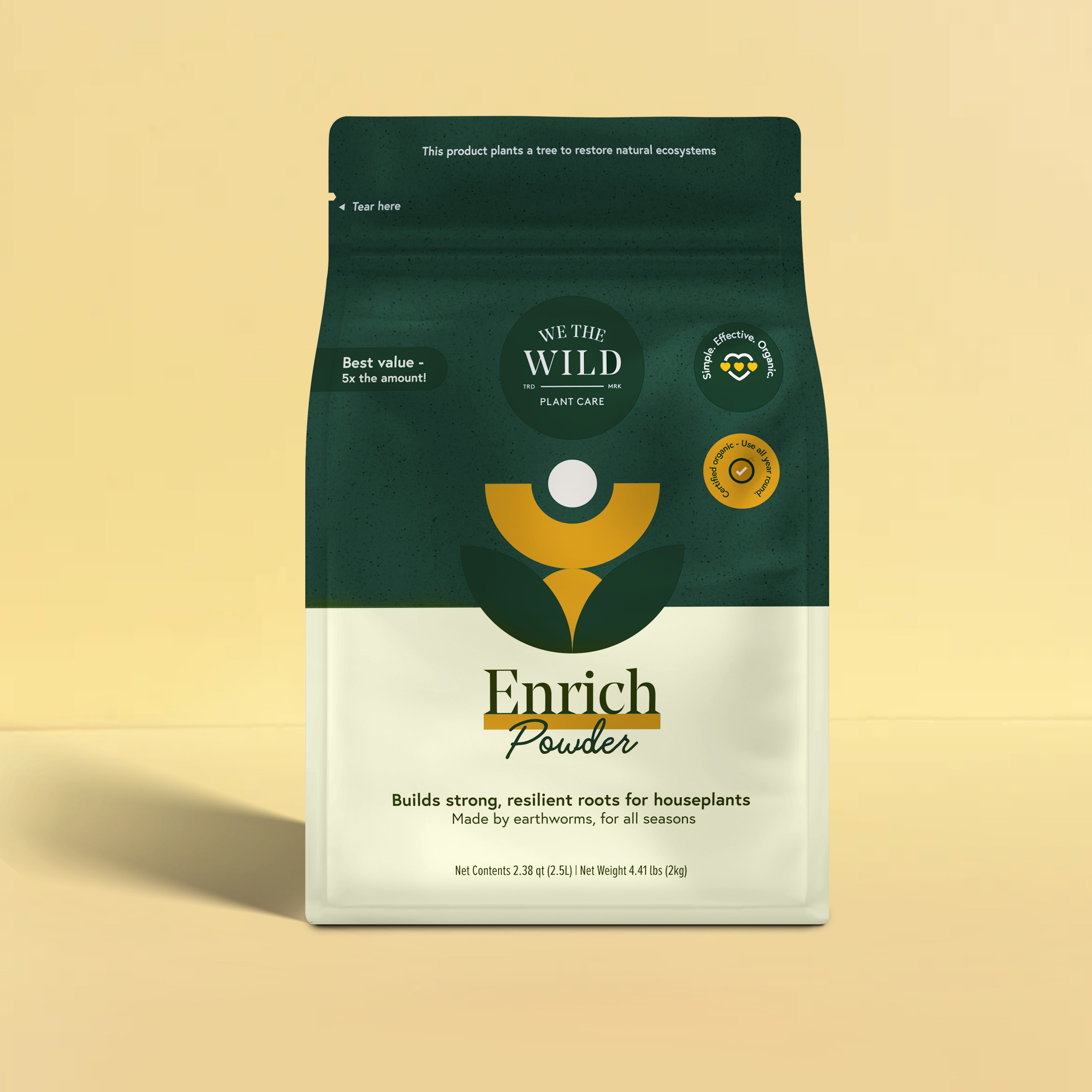 Enrich Powder | Organic Slow Release Plant Food for Indoor Plants – We ...